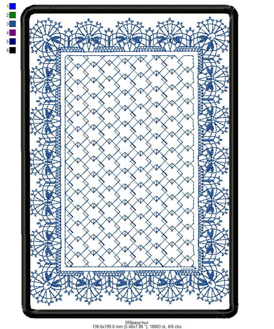Passport cover design Free Lace & Art Designs - Machine embroidery ...