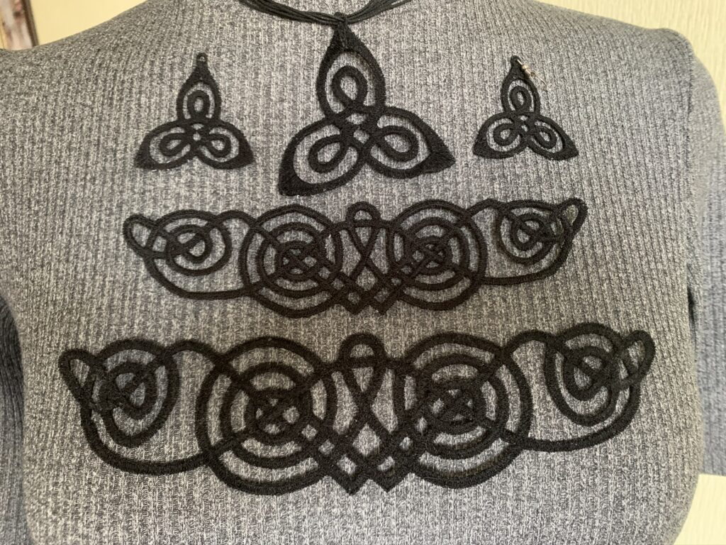 Viking Lace Jewelry embroidery designs - Lace Art Designs | Machine ...