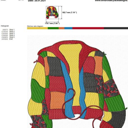 Harry Styles Cardigan embroidery design - Lace Art Designs | Machine ...