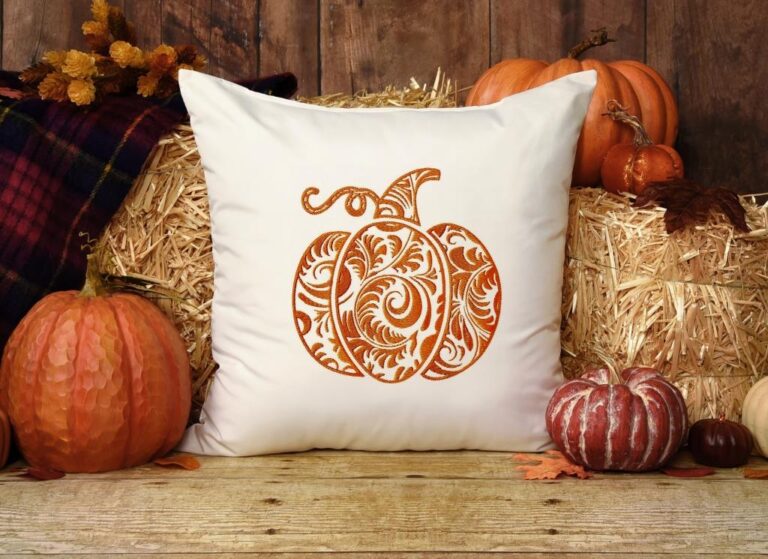 Thanksgiving Pumpkin embroidery design - Lace Art Designs | Machine ...