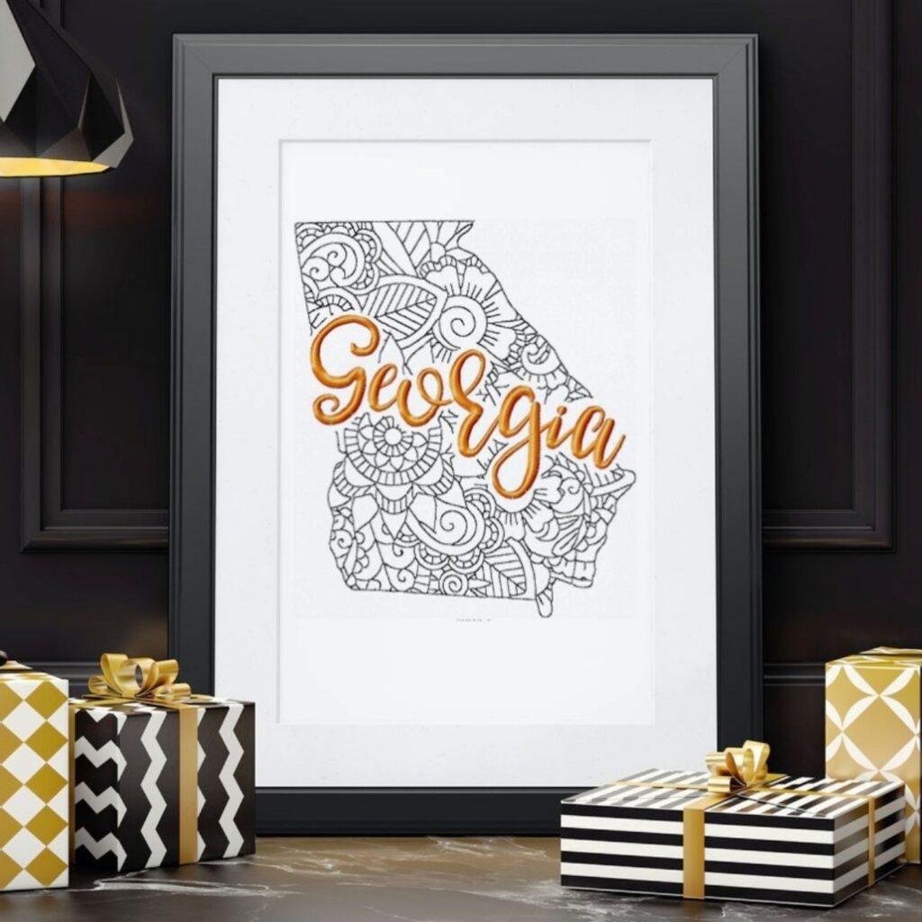 Georgia embroidery design - Lace Art Designs | Machine embroidery ...